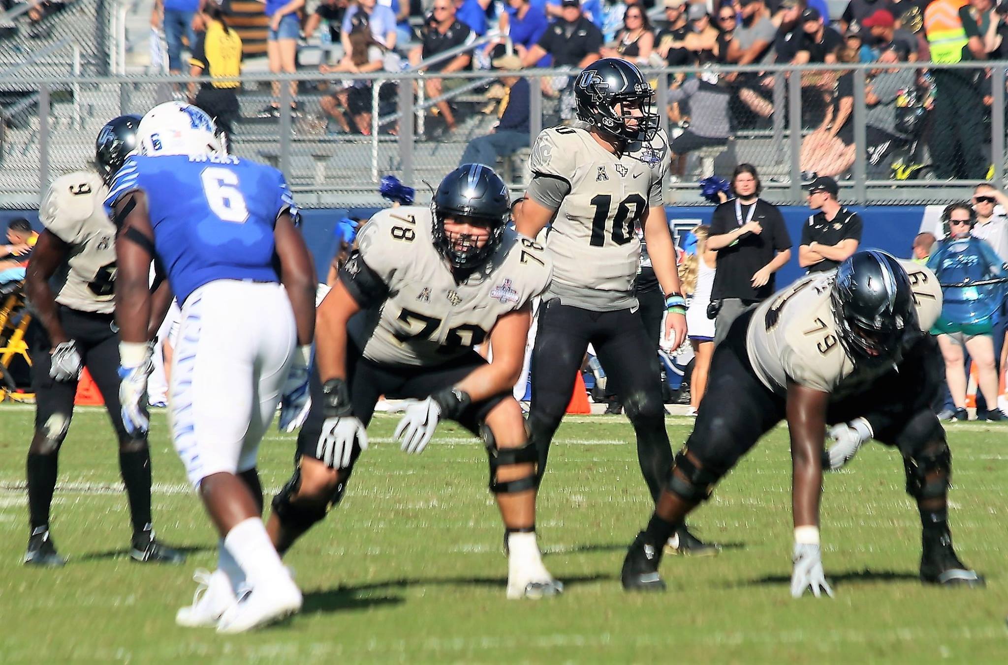 UCF Coach Scott Frost, QB McKenzie Milton Accept AAC Title Trophies ...