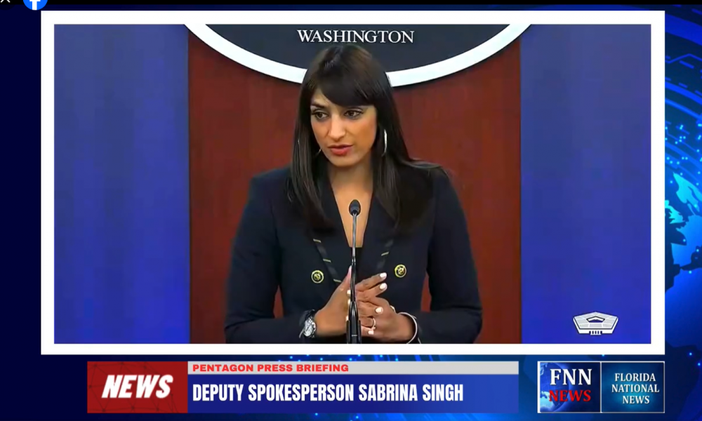 Deputy Spokesperson Sabrina Singh gives Pentagon Press Briefing ...