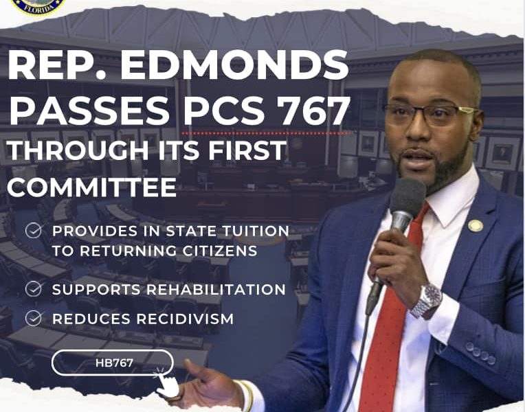 State Rep. Jervonte Edmonds Bill on Advancing Opportunities in Education for Incarcerated ...