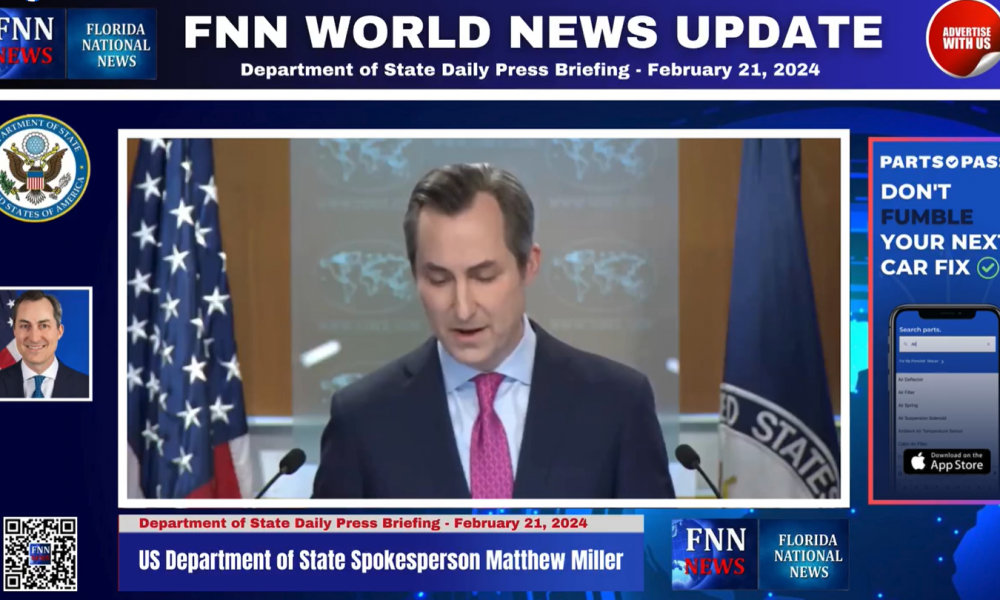 US Dept. of State Spokesperson Matthew Miller Press Briefing, February ...
