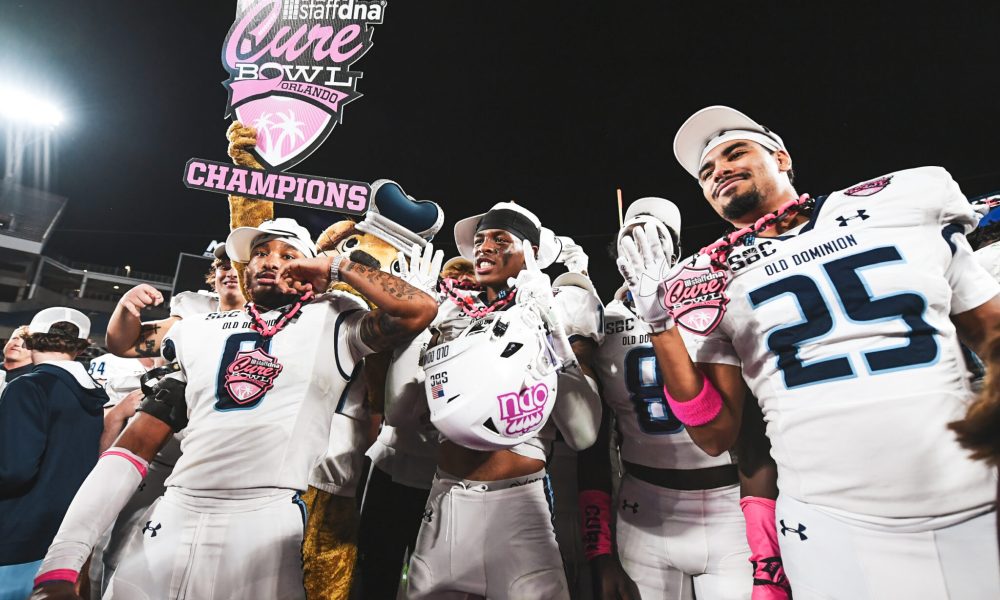 Old Dominion Downs USF 24-10 to Win 2025 StaffDNA Cure Bowl at Camping ...